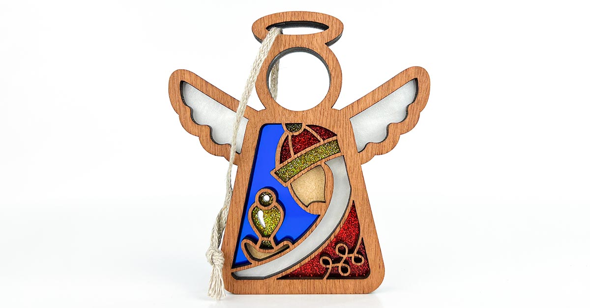 Christmas Nativity Ornaments | Green Red Man | Timeless Nativity Decor