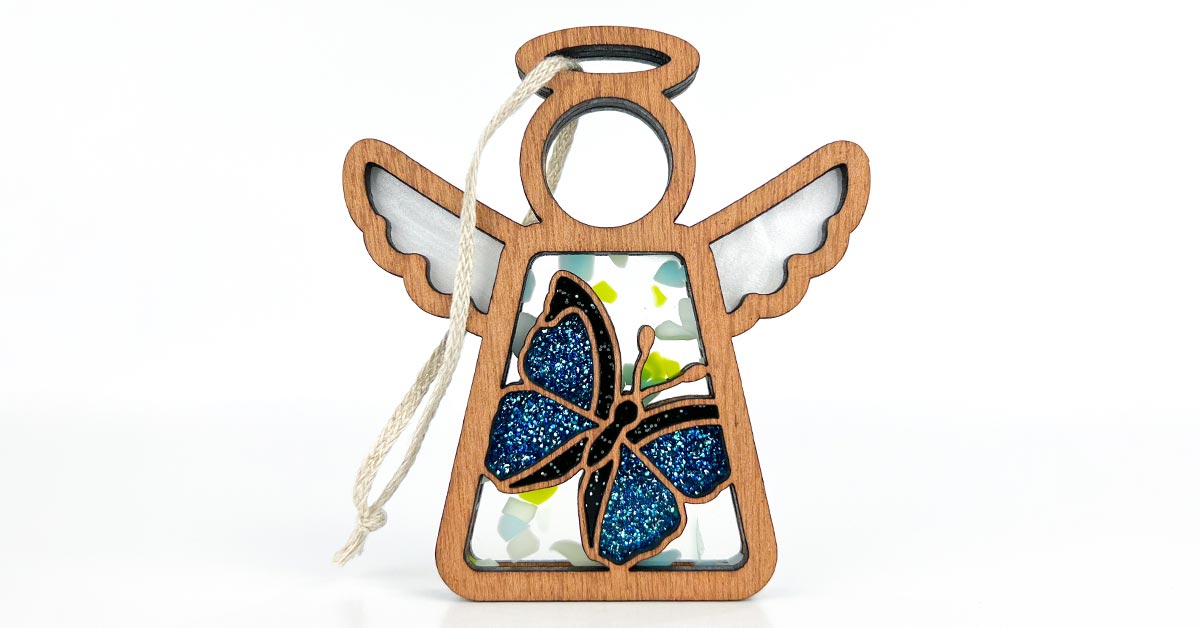 Morpho Blue Butterfly Ornament | Angel & Butterfly Gifts