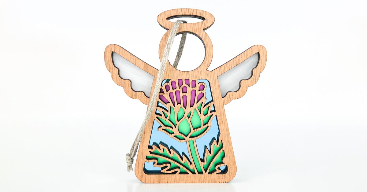 Scotch Thistle Ornament | Year-Round Decor and Christmas Gift