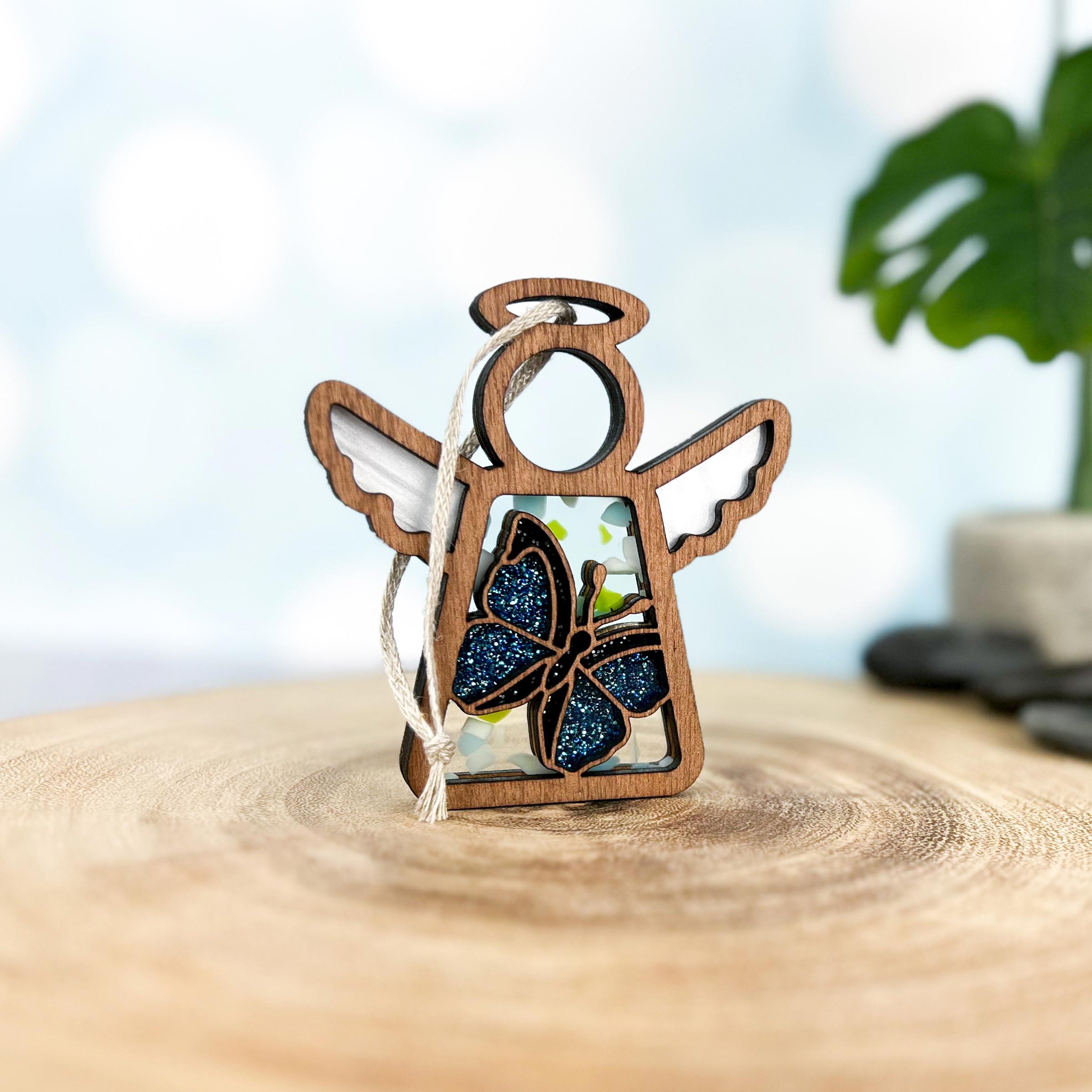 Morpho Blue Butterfly Ornament | Angel & Butterfly Gifts