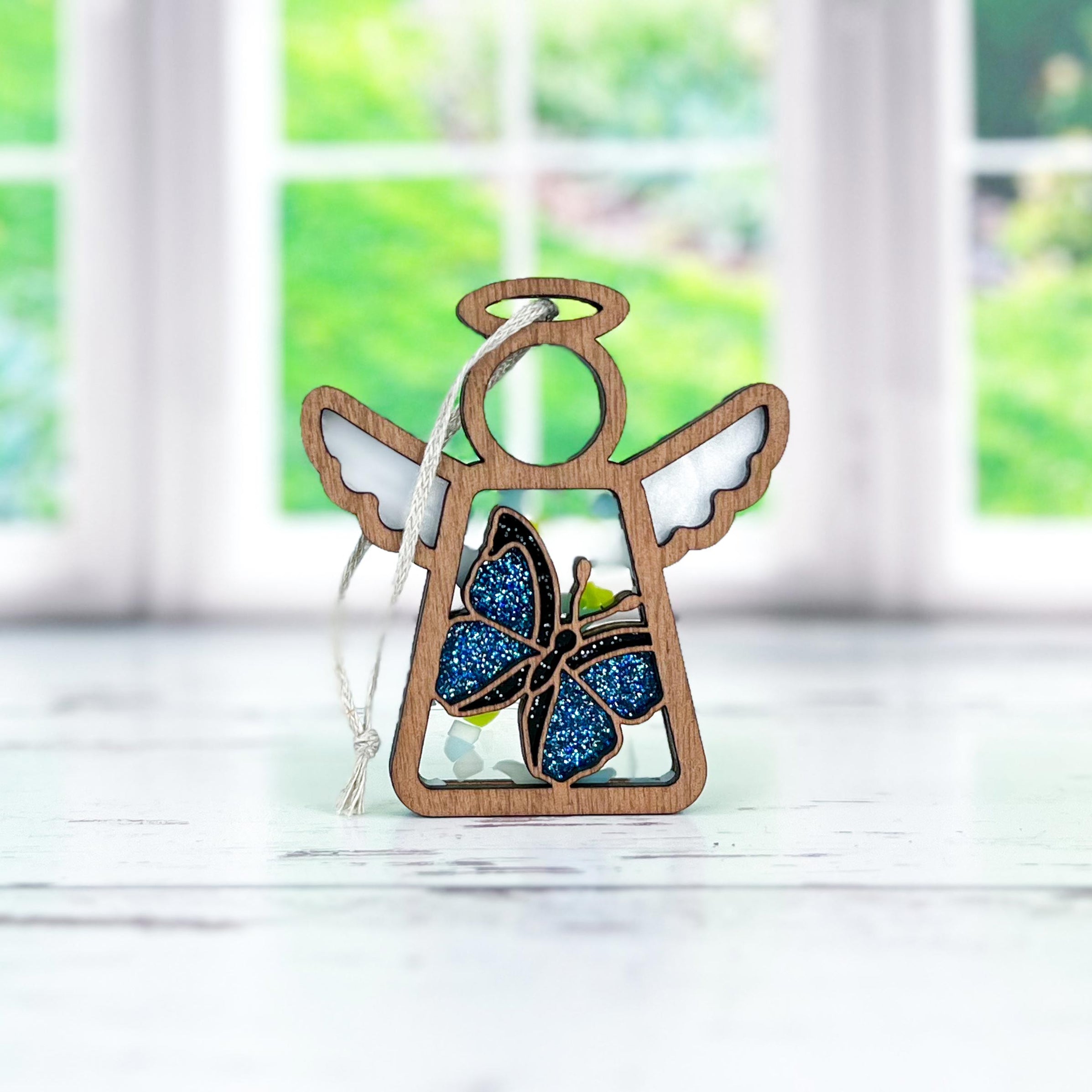Morpho Blue Butterfly Ornament | Angel & Butterfly Gifts