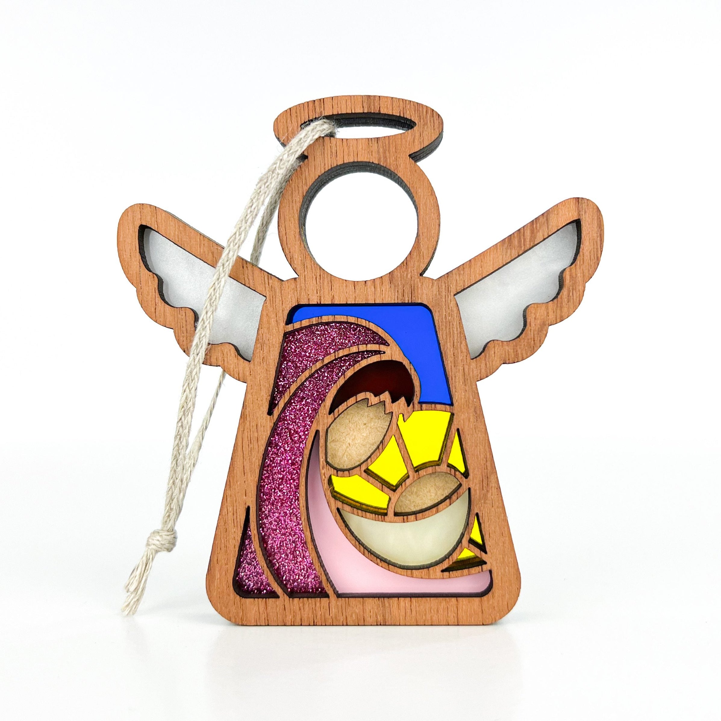 Christmas Nativity Ornaments | Mary & Baby Jesus | Timeless Nativity Decor