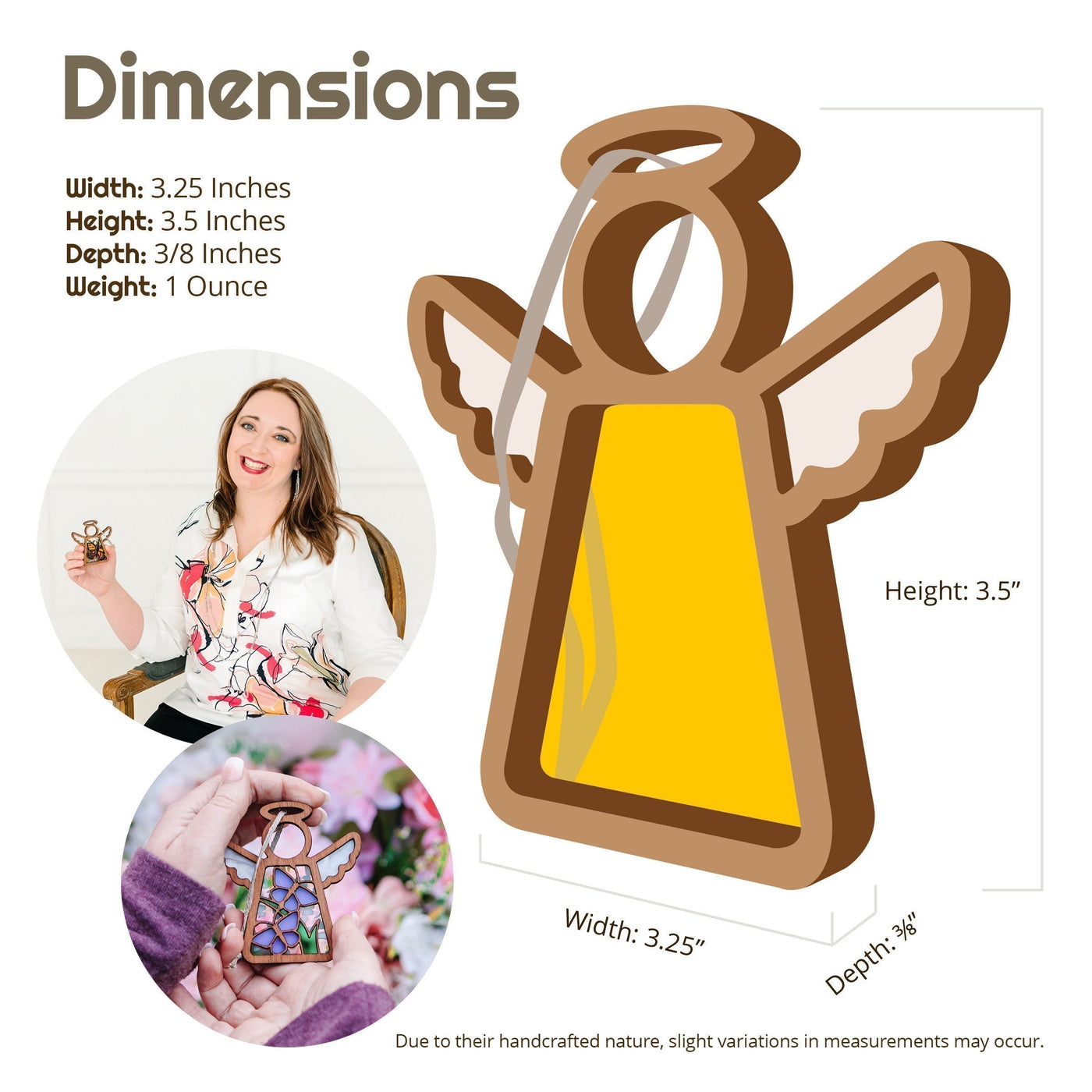 Pink Chrysanthemum Angel Ornament | November Birth Flowers | Birthday ...